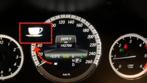 Coffee Cup Warning Light on Dashboard [Causes and Solution]